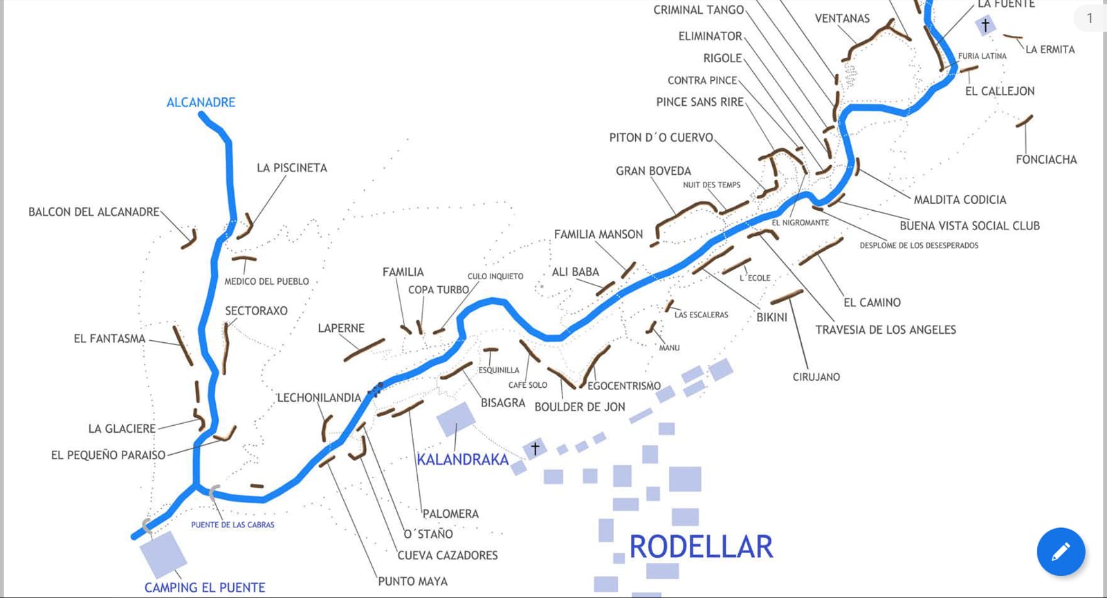 Sport climbing in Rodellar - Laid-back places